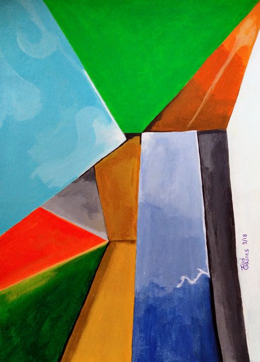 Foundation lost - In And Out Of Abstract - Paintings & Prints, Abstract ...