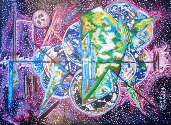 A Man made world - In And Out Of Abstract - Paintings & Prints ...