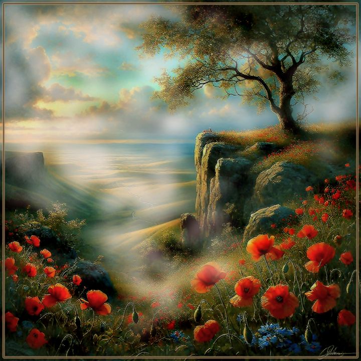 Landscape, beauty, romance - GeoArtPrint - Digital Art & AI, Landscapes ...