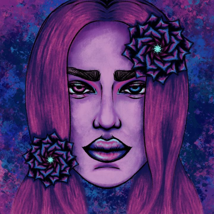 Flowers - Insomnia art - Digital Art & AI, People & Figures, Portraits ...