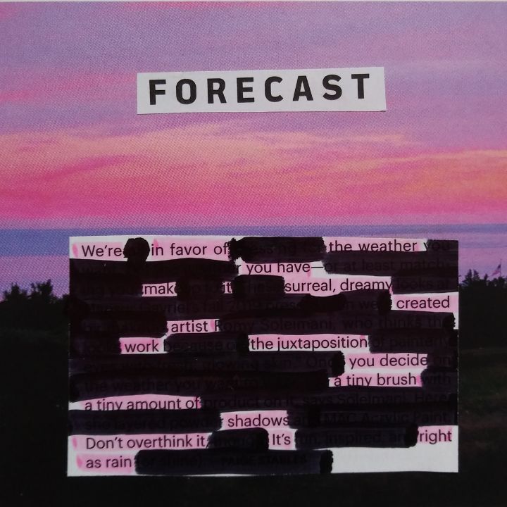 Forecast - Lines of Lavender - Paintings & Prints, Abstract, Text - ArtPal