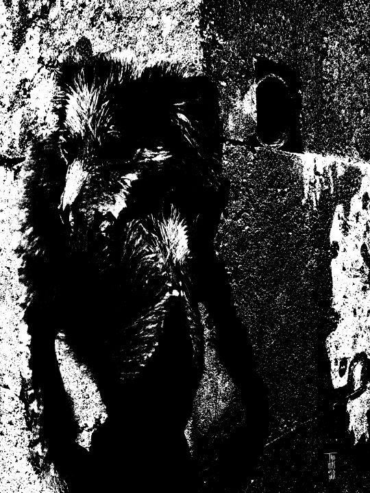 lycanthrope (Likantrop) - Thomas Baudoin - Paintings & Prints, Fantasy ...