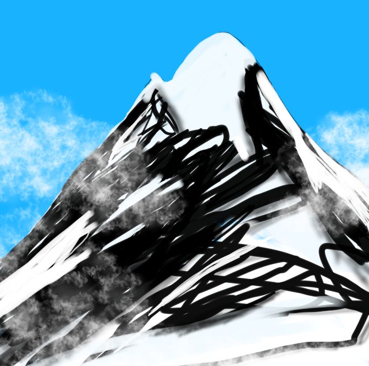 Hyper Realistic Mountain - Natural Artworks - Digital Art & AI ...