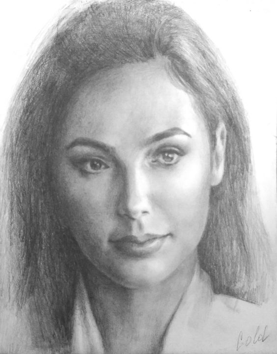 Gal Gadot - GoldsteinArt - Drawings & Illustration, People & Figures, Celebrity, Actresses - ArtPal