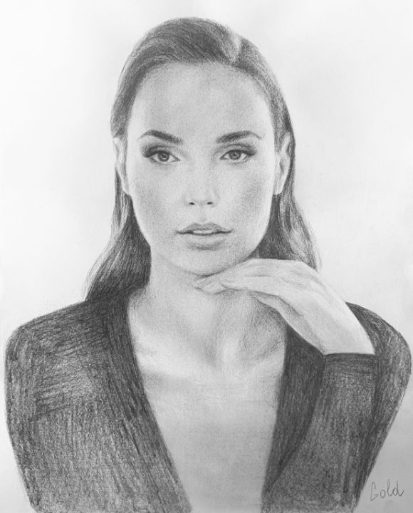 Gal Gadot - GoldsteinArt - Drawings & Illustration, People & Figures, Celebrity, Actresses - ArtPal