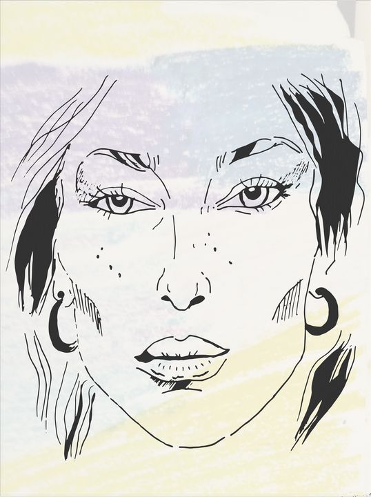 Bella Hadid - irinakrommdesign - Drawings & Illustration, People ...