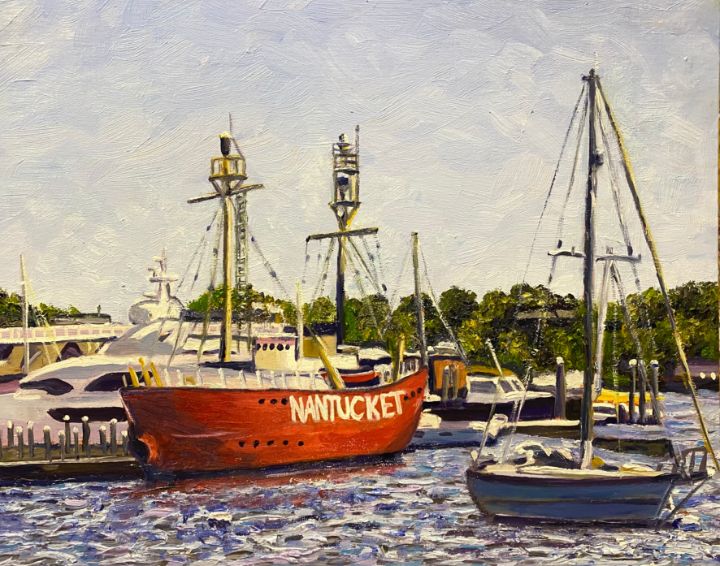 The Nantucket in Newport - Richard Nowak Fine Art - Paintings & Prints ...