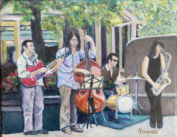 Boston Jazz - Richard Nowak Fine Art - Paintings & Prints, People ...