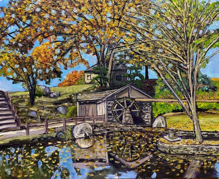 Autumn Waterwheel Mill, Stanley Park - Richard Nowak Fine Art ...
