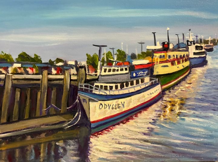 Portland Boats - Richard Nowak Fine Art - Paintings & Prints ...