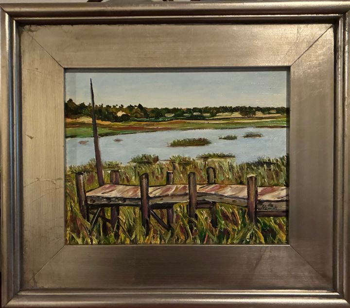 Along the Marsh, Cape Cod - Richard Nowak Fine Art - Paintings & Prints ...