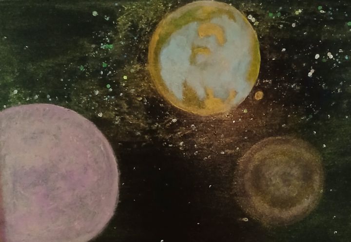 LIGHT YEARS - Piney-root Folk Art - Paintings & Prints, Astronomy ...