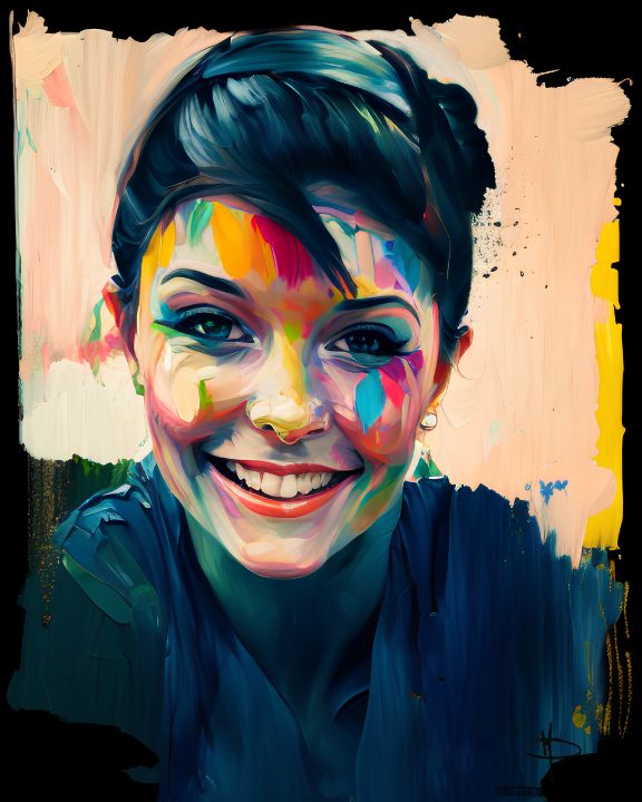Firestarter - Put a Smile Out There - Digital Art & AI, People ...