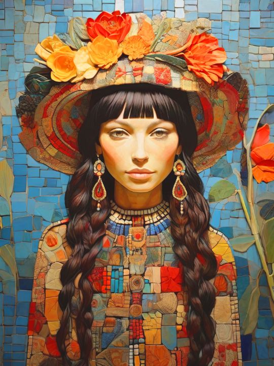 Woman Portrait - T98 - Drawings & Illustration, People & Figures, Portraits, Female - ArtPal