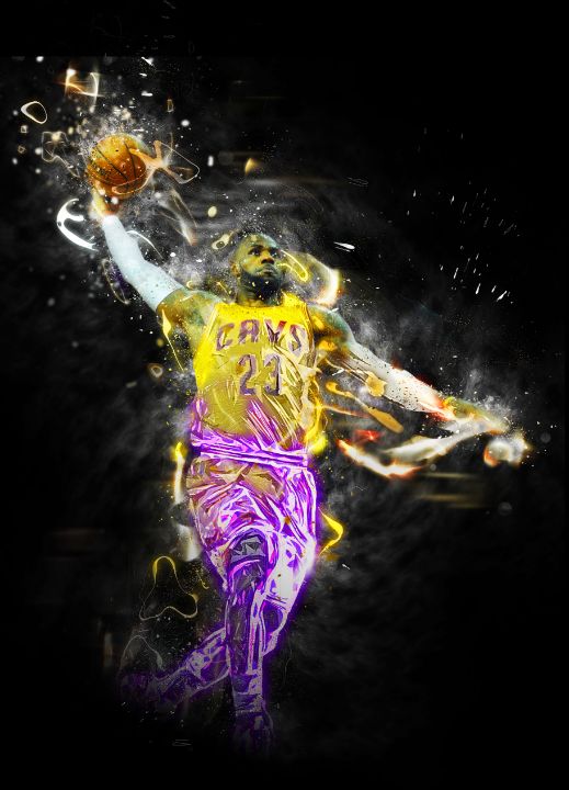 LeBron James - T98 - Drawings & Illustration, People & Figures, Sports Figures, Basketball - ArtPal