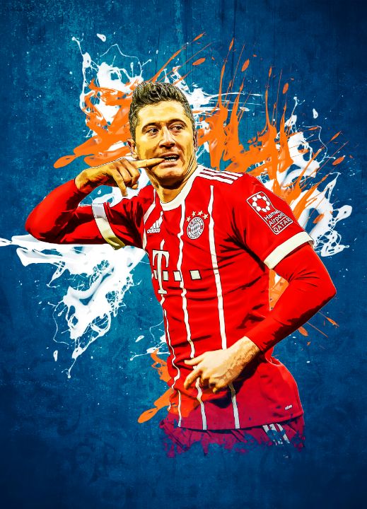 Robert Lewandowski - T98 - Drawings & Illustration, People & Figures ...