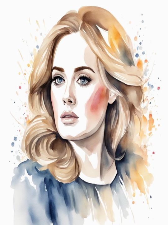 Adele - T98 - Paintings & Prints, People & Figures, Celebrity ...