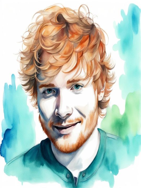 Ed Sheeran - T98 - Paintings & Prints, People & Figures, Celebrity ...
