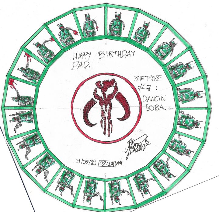 Zoetrope 7: Dancing Boba. - Jacob Eason - Paintings & Prints, Fantasy ...