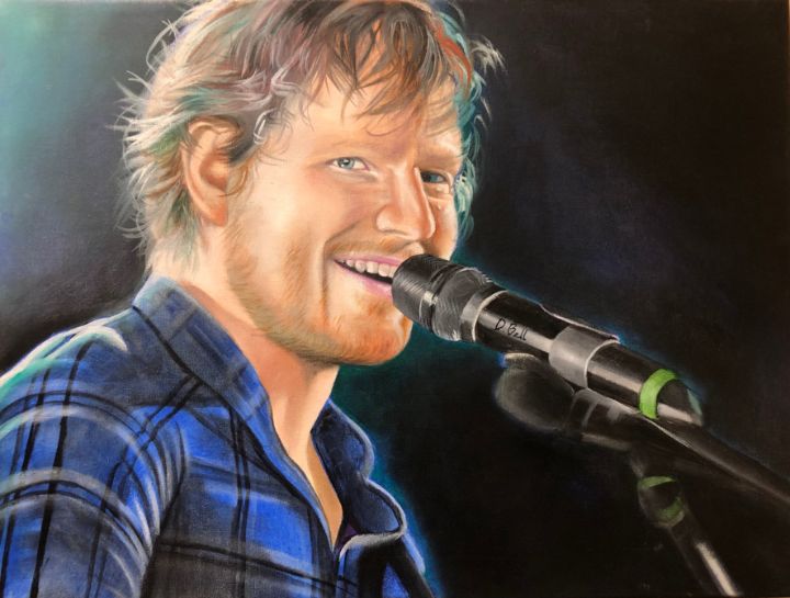 Ed Sheeran - David Bell Artist - Paintings & Prints, Entertainment ...