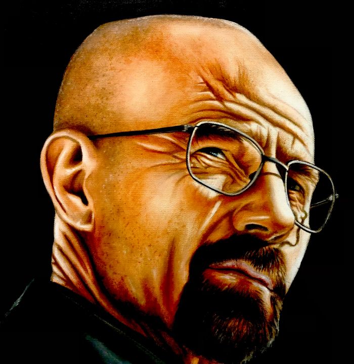 Walter White, Breaking Bad - David Bell Artist - Paintings & Prints, Entertainment, Television ...