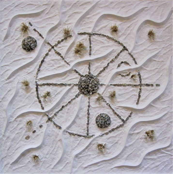 Winter Wheel - Earthway Art - Drawings & Illustration, Ethnic, Cultural ...