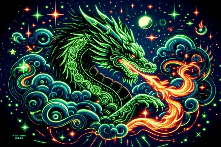 Magic Dragon 2 - Neptune's Gallery - Digital Art & AI, Fantasy ...