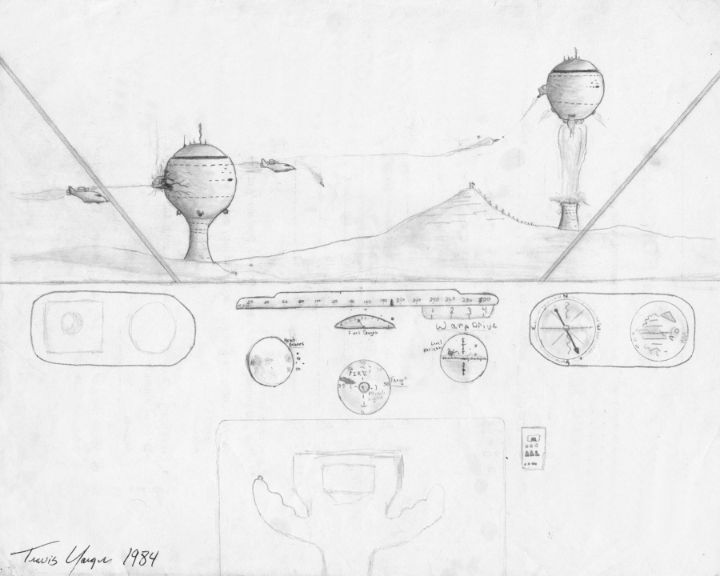Warp Drive 1984 - Neptune's Gallery - Drawings & Illustration, Abstract ...