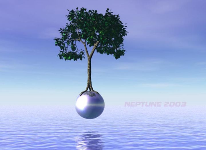 The Morning Tree - Neptune's Gallery - Digital Art & AI, Abstract ...