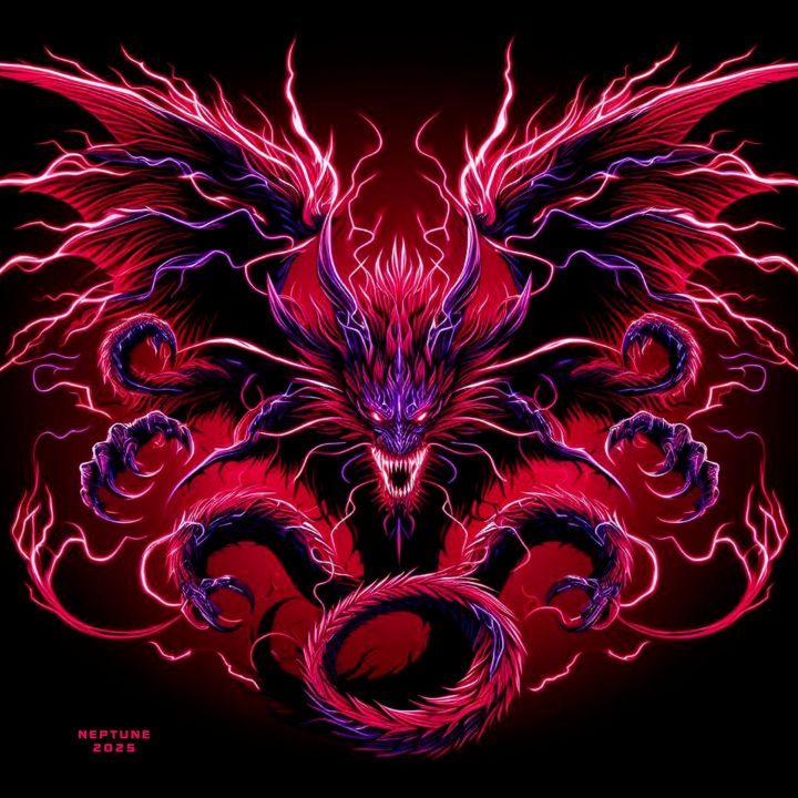 Red Dragon 2 - Neptune's Gallery - Digital Art & AI, Fantasy ...