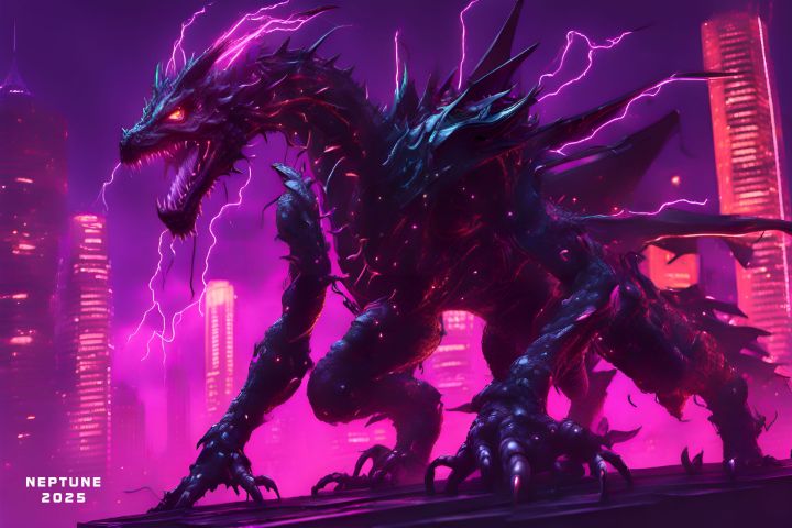 Black Dragon #3 - Neptune's Gallery - Digital Art & AI, Fantasy ...