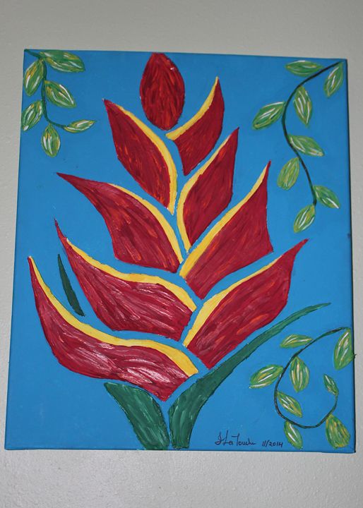 flaming red - caribbean - Paintings & Prints, Flowers, Plants, & Trees ...