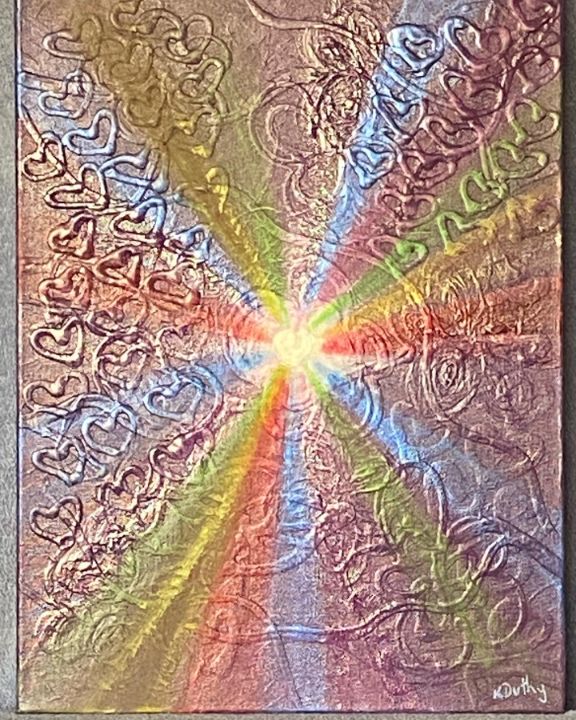 Love Exploding - KD Art Adelaide - Paintings & Prints, Abstract, Color ...