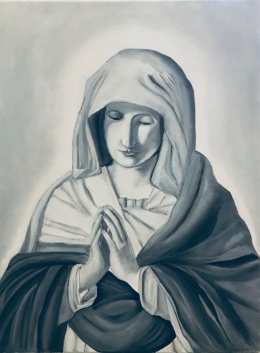 The Essene, Virgin Mary- SOLD - Nick Fuller - Paintings & Prints ...