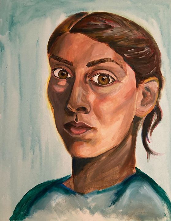 Giant Self Portrait - Val's Perspective - Paintings & Prints, People ...