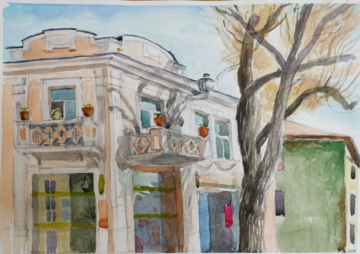 Ruse, Bulgaria, watercolor - Watercolor painting and sketching by A ...