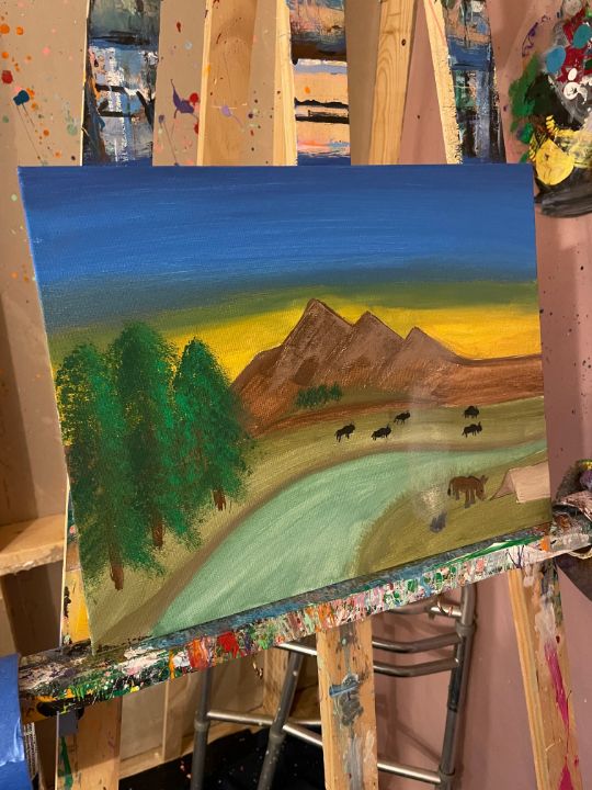 Old Times - Sam-I-Am - Paintings & Prints, Landscapes & Nature ...