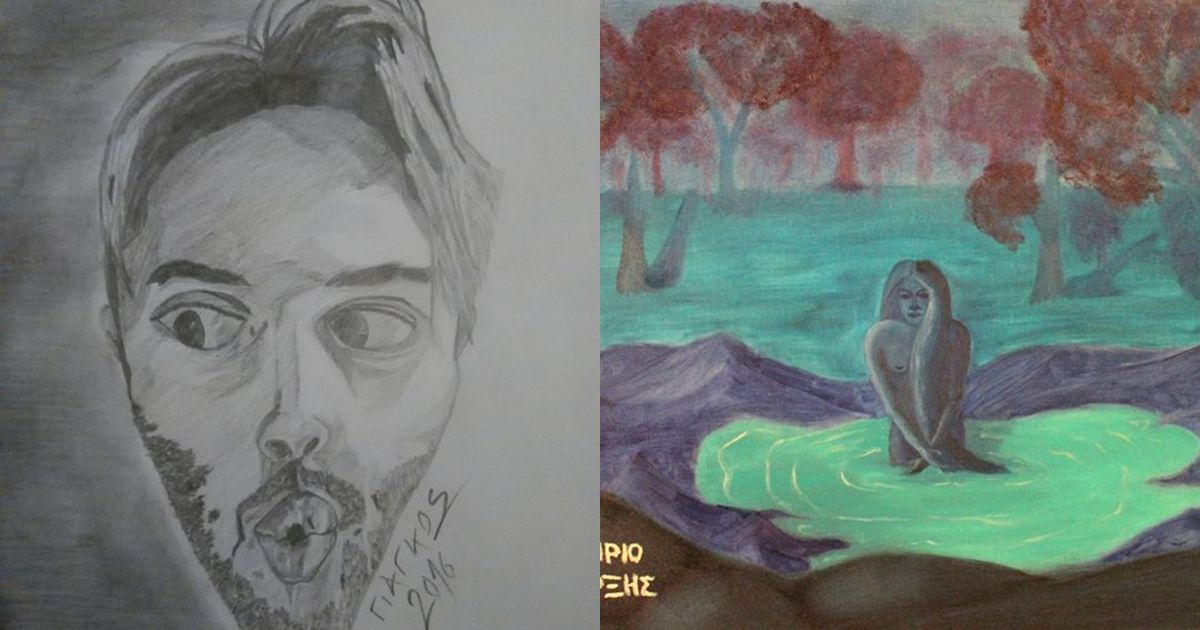 Georgios Giagkos - Paintings & Prints, Drawings & Illustration