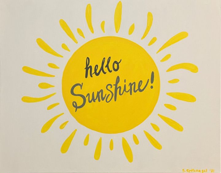 Hello Sunshine - 1 - Artwork by S. Spitznagel - Paintings & Prints ...