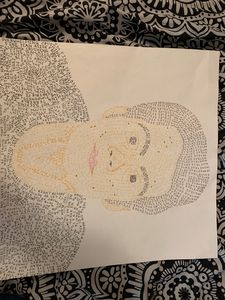 Portrait using words to color. - ArtsyWish - Drawings & Illustration ...