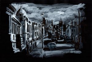 Baker st underground station, London - Pascal Fessler - Paintings ...