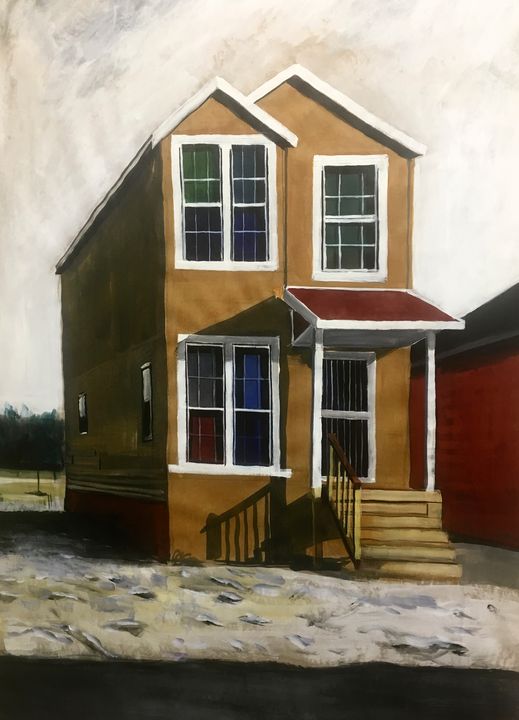 The House - Pascal Fessler - Paintings & Prints, Buildings ...