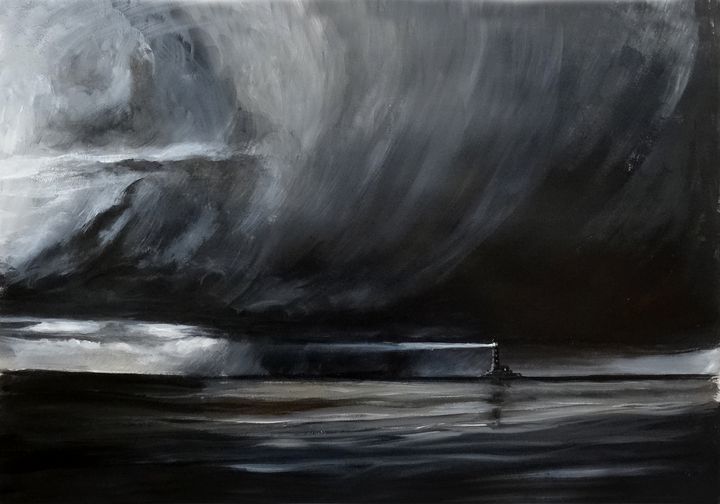 the lighthouse - Pascal Fessler - Paintings & Prints, Landscapes ...