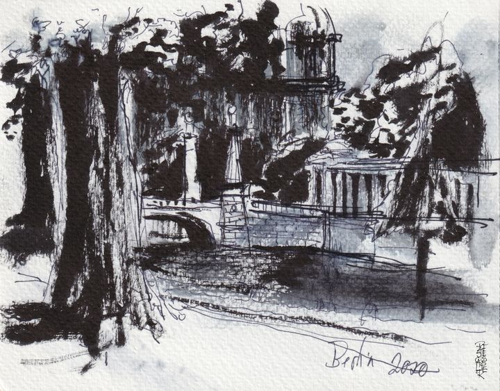 Museum island, Berlin - Pascal Fessler - Paintings & Prints, Buildings ...