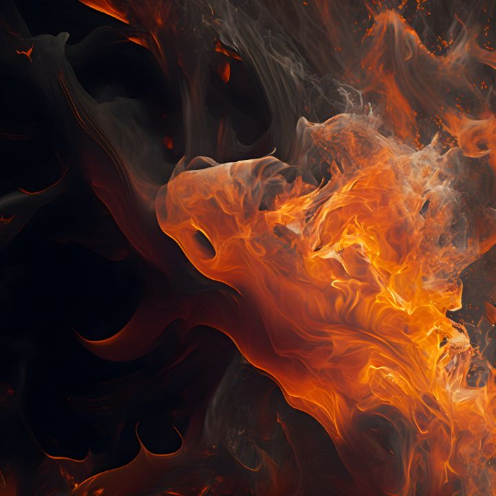 Fire, Fire, Flames - MYC - Digital Art & AI, Abstract, Other Abstract ...