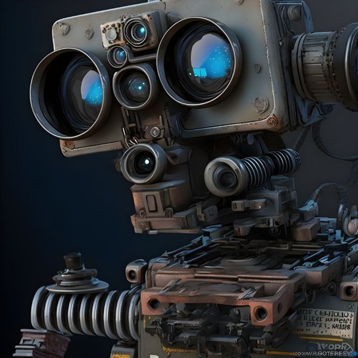 Futuristic Vintage Robot Animation - MYC - Digital Art & AI, Science ...