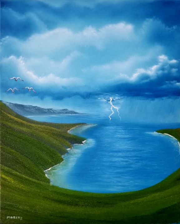 Lightning Rain Paintings