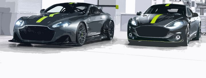 Aston Martin Racing twins. - THE SPEED ART - Digital Art & AI, Vehicles ...