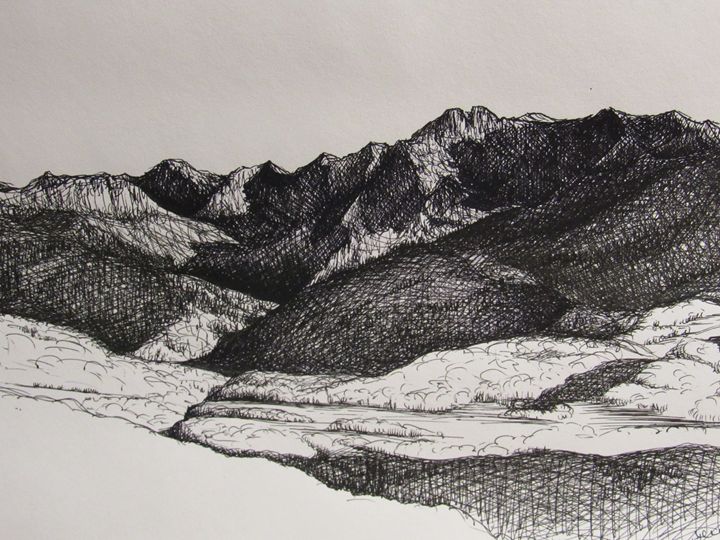 Mount Massive - NatureSpiritnArt - Drawings & Illustration, Landscapes ...
