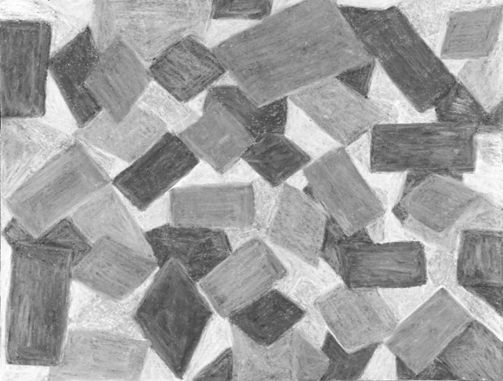 Black and White Glass Pattern - Laura Nybeck's Art - Paintings & Prints ...